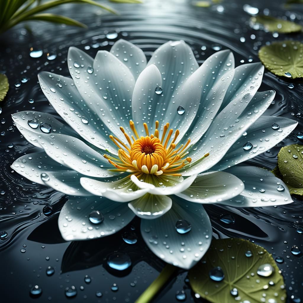 Silky Spring Flower. - AI Generated Artwork - NightCafe Creator