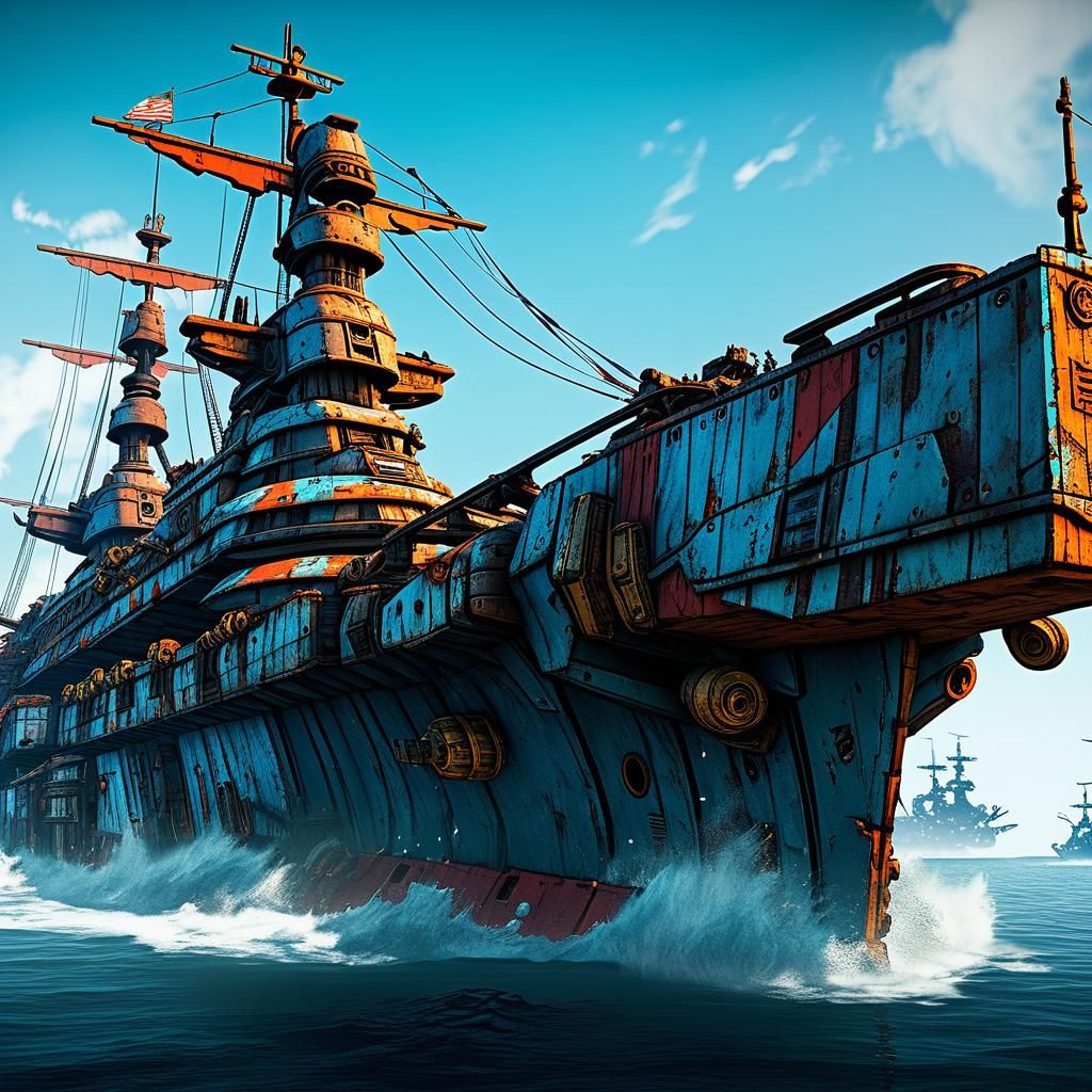 You Sunk My Battleship - AI Generated Artwork - NightCafe Creator