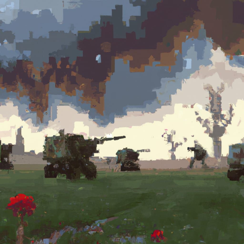 8-bit War - AI Generated Artwork - NightCafe Creator