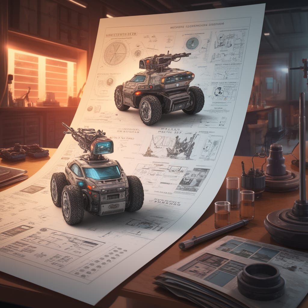 personal autonomous yard sentry, stun gun, rubber bullets, engineering ...