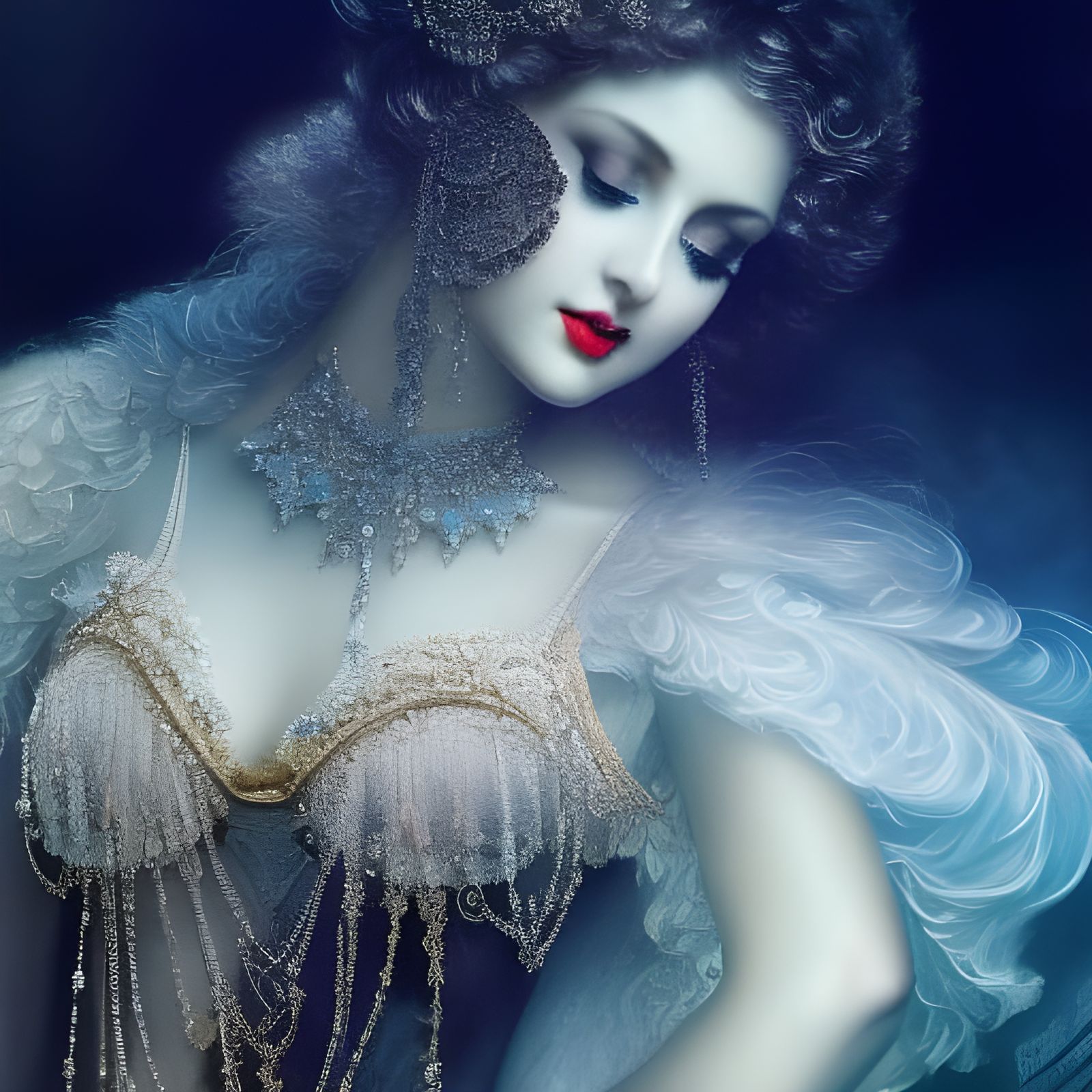 elegance in shadow 8 - AI Generated Artwork - NightCafe Creator