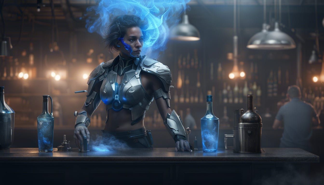 Bartender - AI Generated Artwork - NightCafe Creator