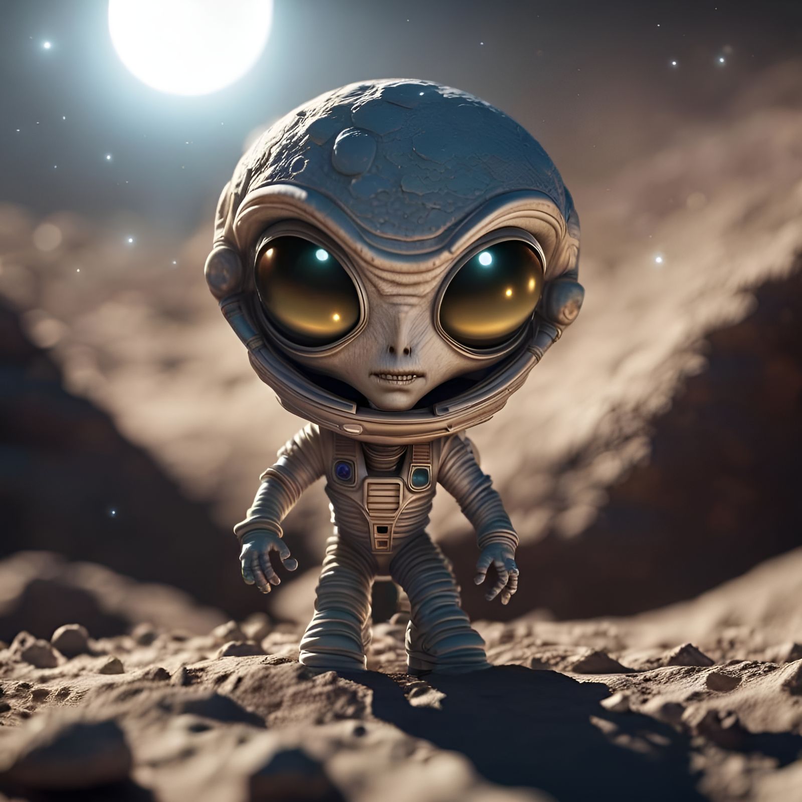 Bobble Alien - AI Generated Artwork - NightCafe Creator
