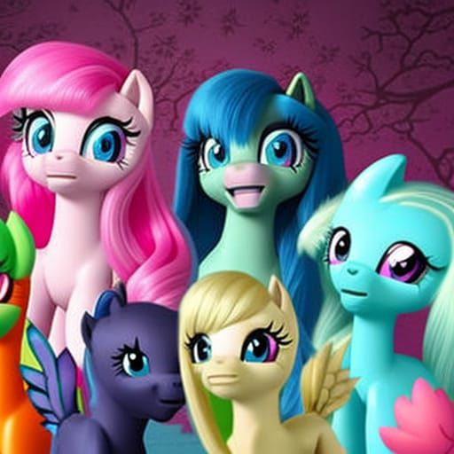 My little pony friendship is magic - AI Generated Artwork - NightCafe ...