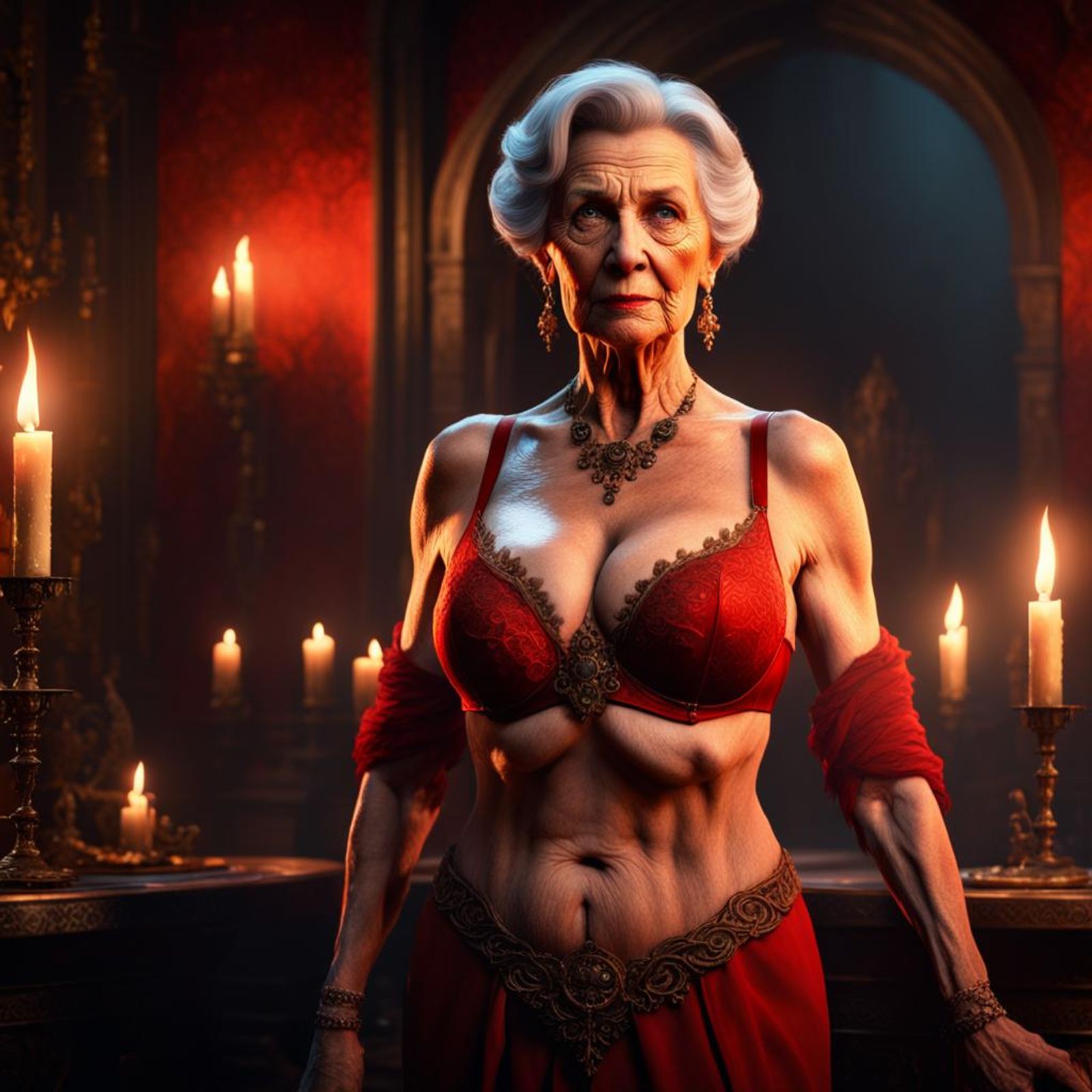 Hot Granny - AI Generated Artwork - NightCafe Creator