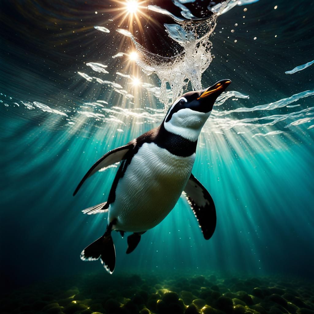 Penguin - AI Generated Artwork - NightCafe Creator