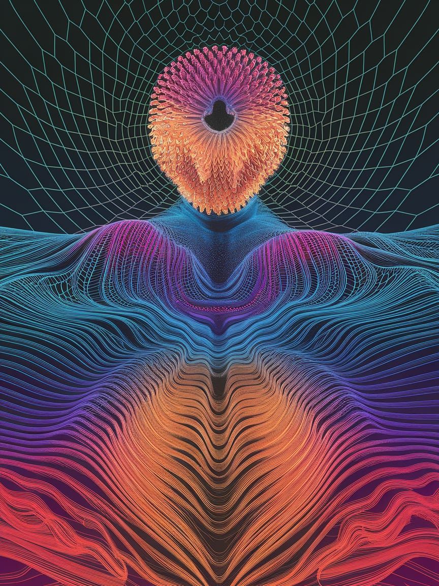 Duendemented Techno Chic Suprareal Freestanding Grapheme