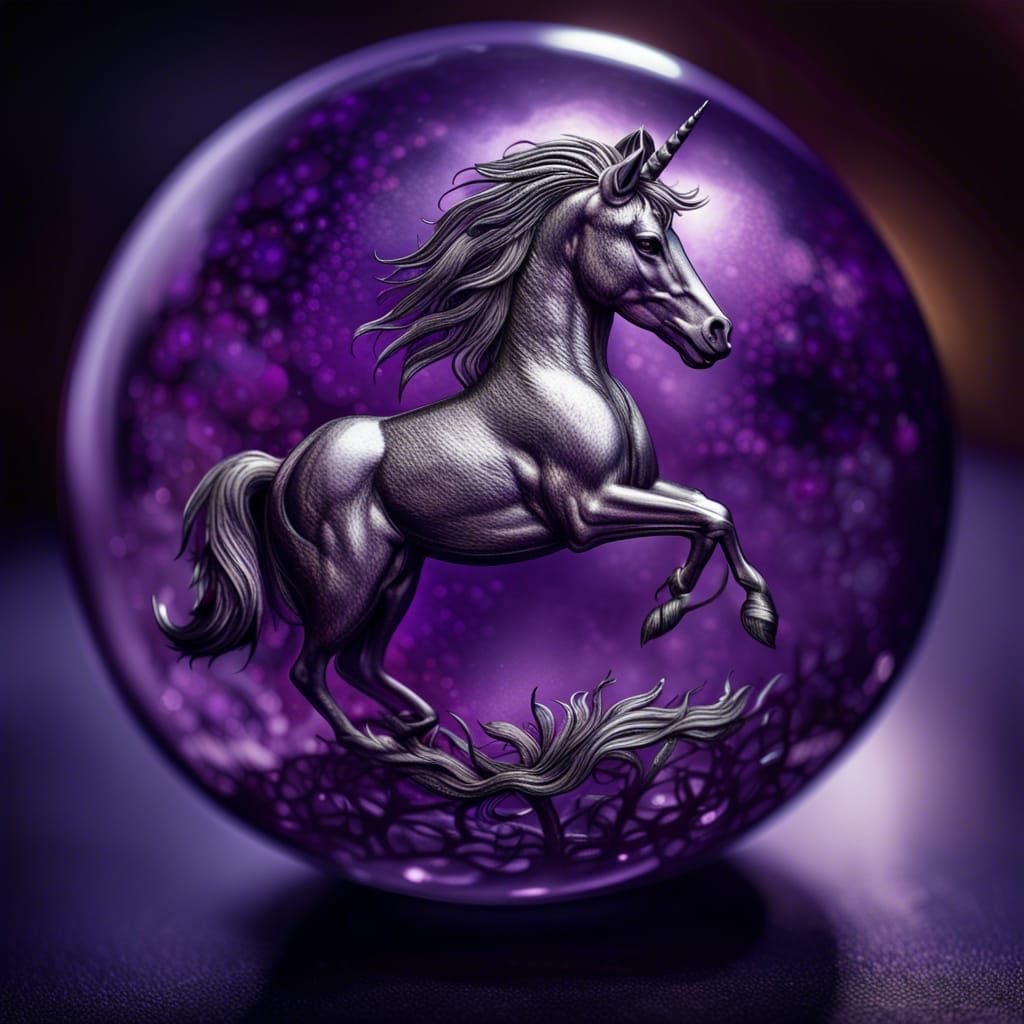 Unicorn Sphere - AI Generated Artwork - NightCafe Creator