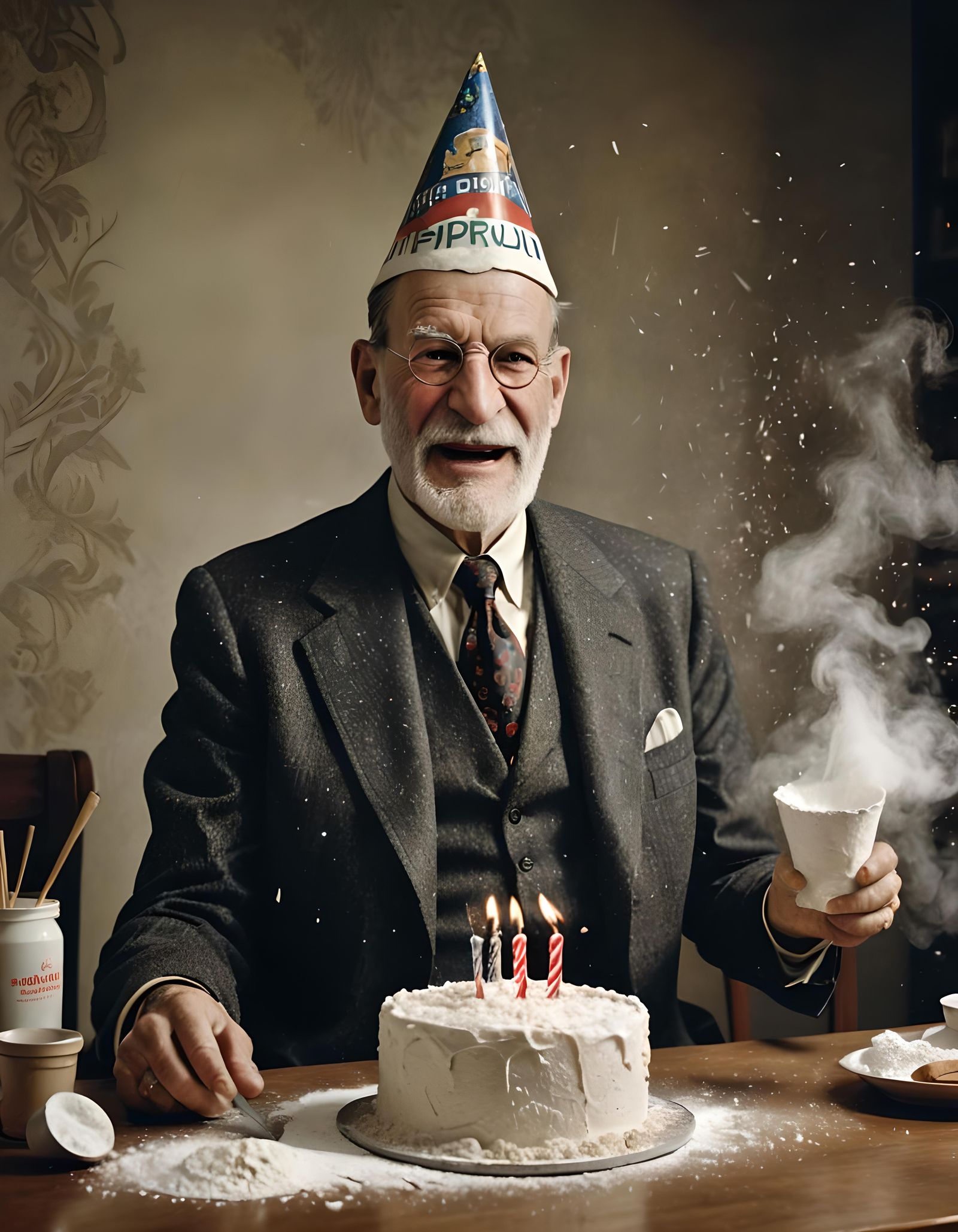 Birthday celebration of Sigmund Freud - AI Generated Artwork ...