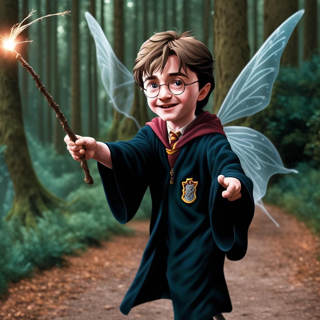 Fairy Harry Potter - AI Generated Artwork - NightCafe Creator