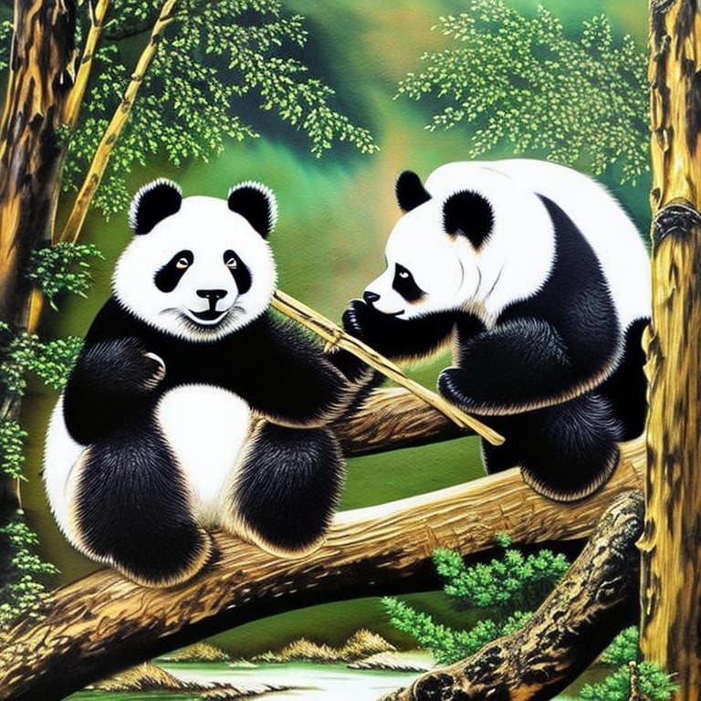 The Panda - AI Generated Artwork - NightCafe Creator