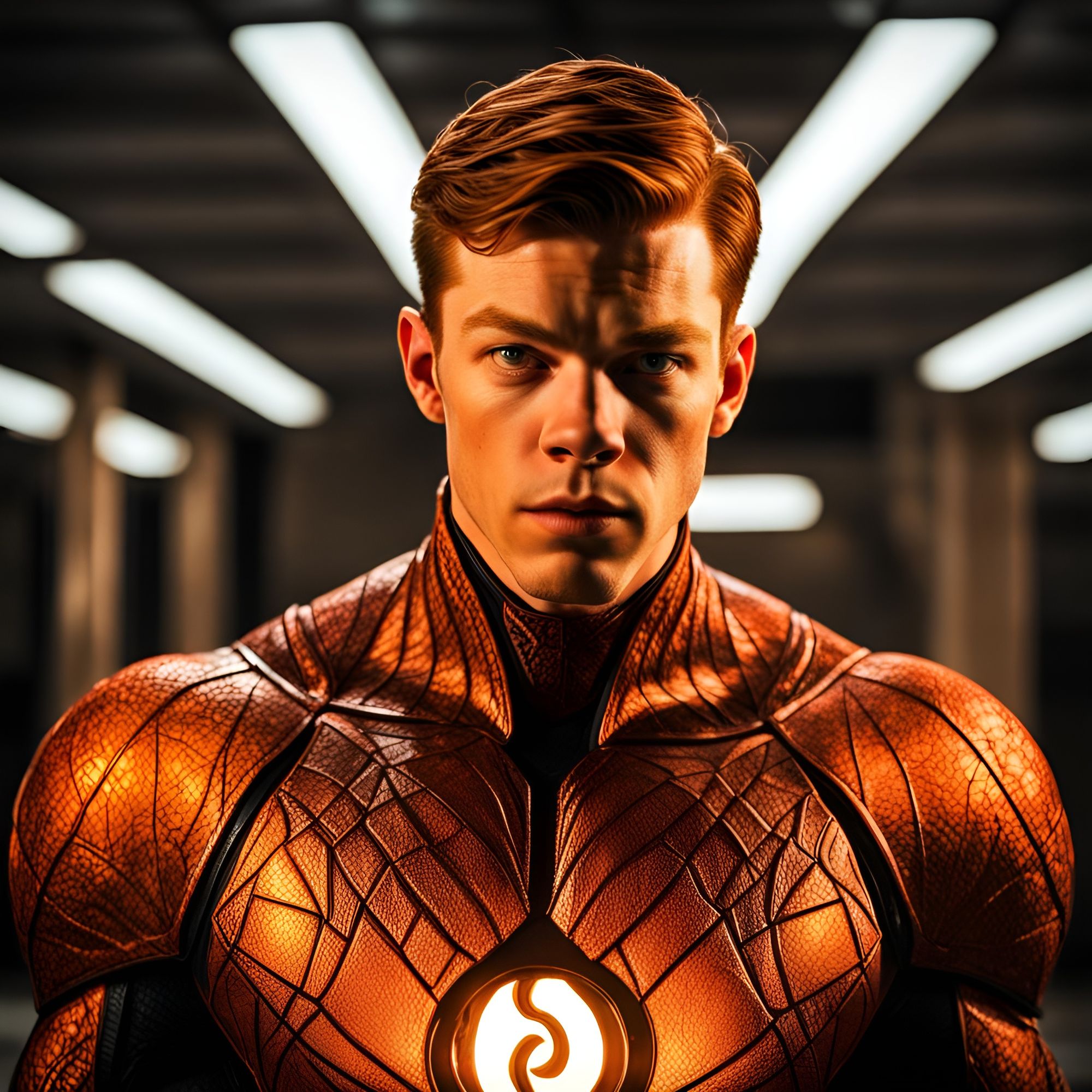 Cameron Monaghan as Orange Lantern. : r/nightcafe
