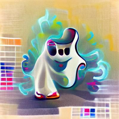 The Funky Ghost - AI Generated Artwork - NightCafe Creator
