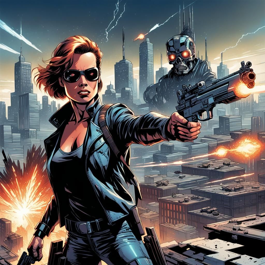 Terminator - AI Generated Artwork - NightCafe Creator