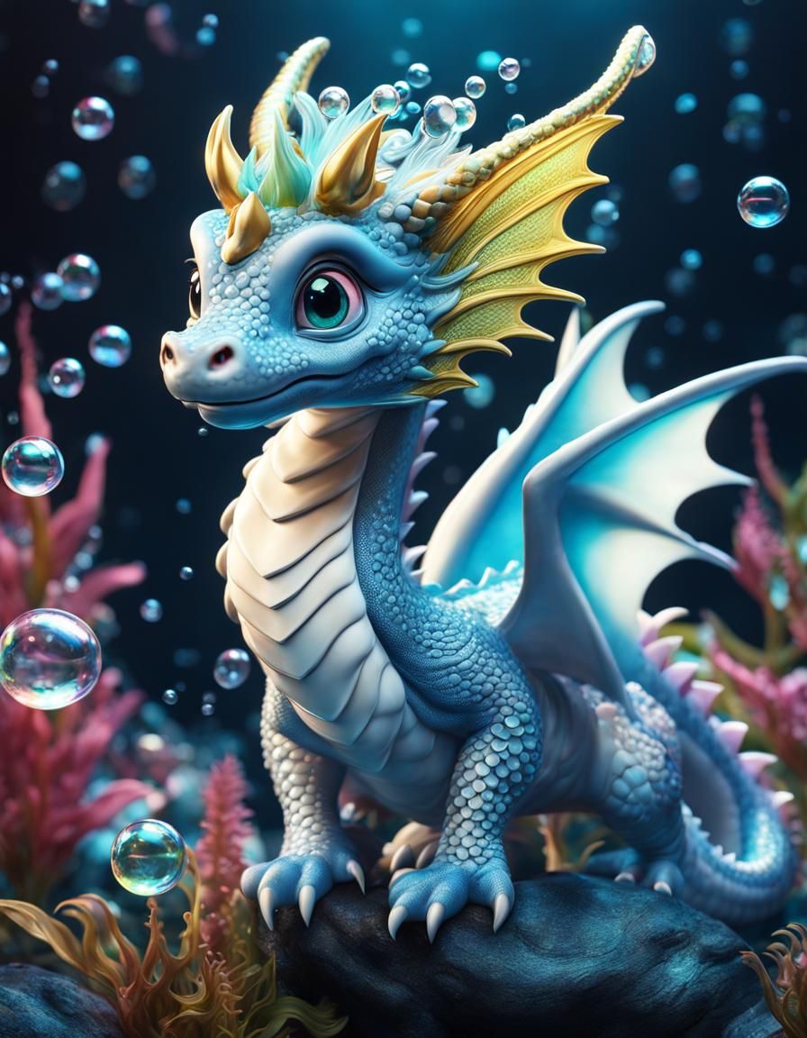 Water Dragon - AI Generated Artwork - NightCafe Creator