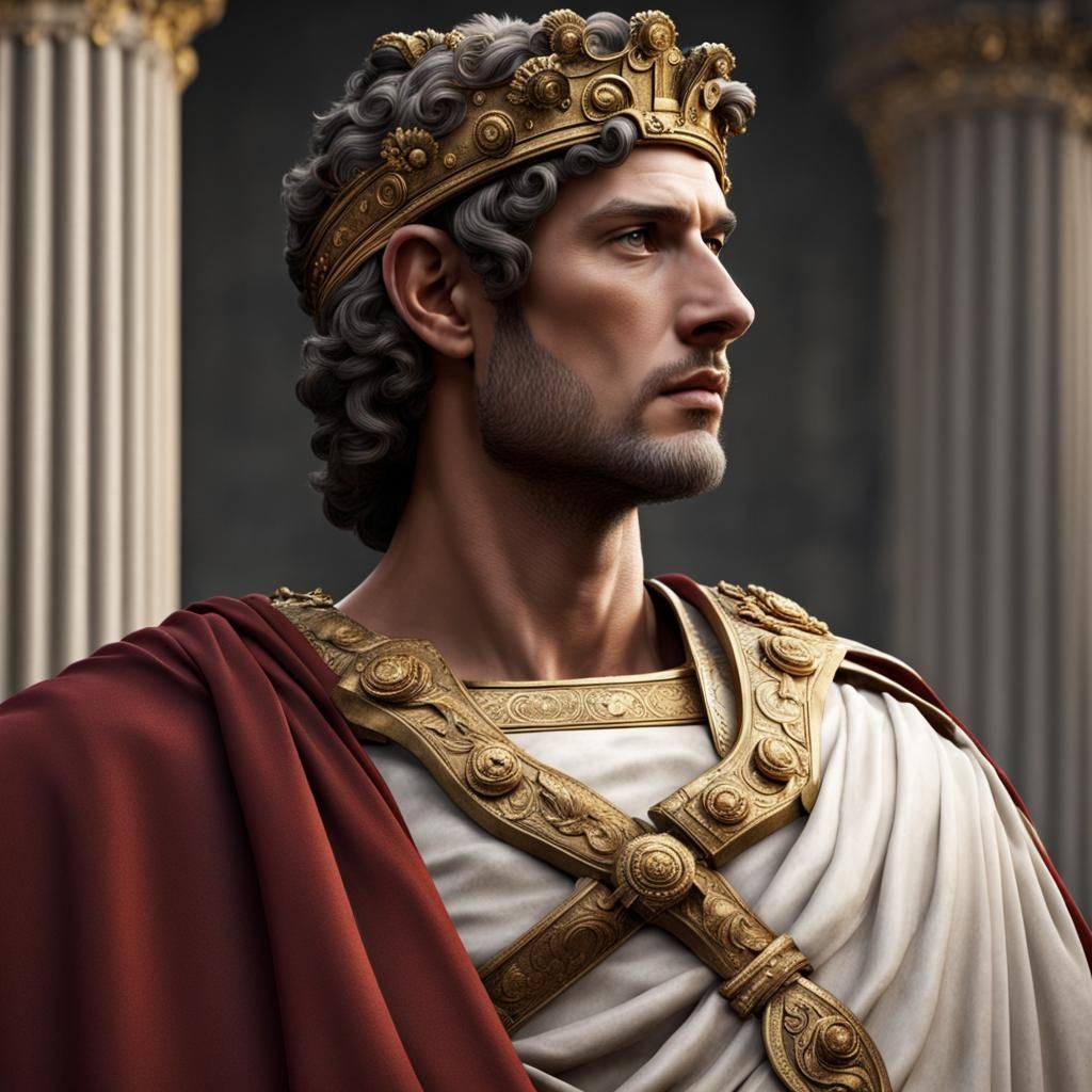 Roman emperor man, more beautiful than ever. - AI Generated Artwork ...