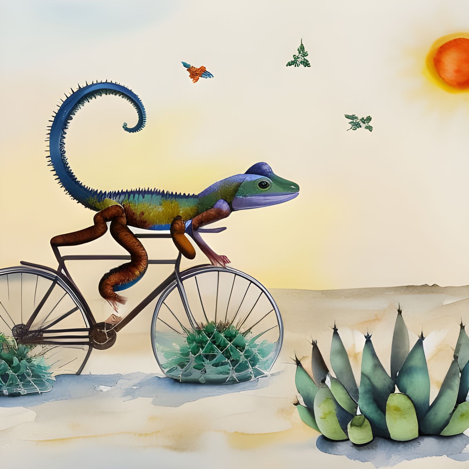 Lizard - AI Generated Artwork - NightCafe Creator