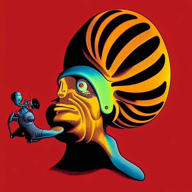 BIZARRE SURREALISTIC SCIENCE FICTION COMICS BY BASIL WOLVERTON ink ...