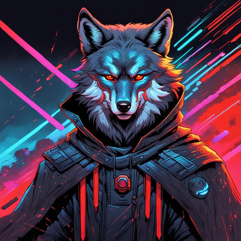 wolf character - AI Generated Artwork - NightCafe Creator