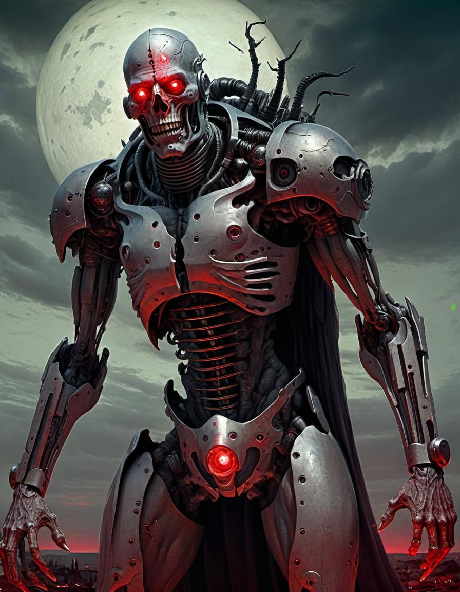 Devil Cyborg - AI Generated Artwork - NightCafe Creator