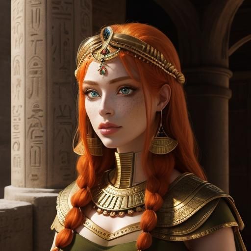 Ginger Cleopatra, because gingers are COOL!! - AI Generated Artwork ...