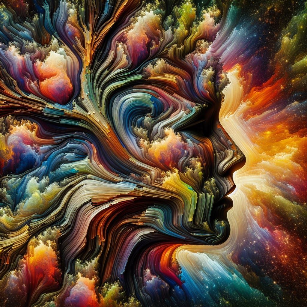 tree and face astral - AI Generated Artwork - NightCafe Creator