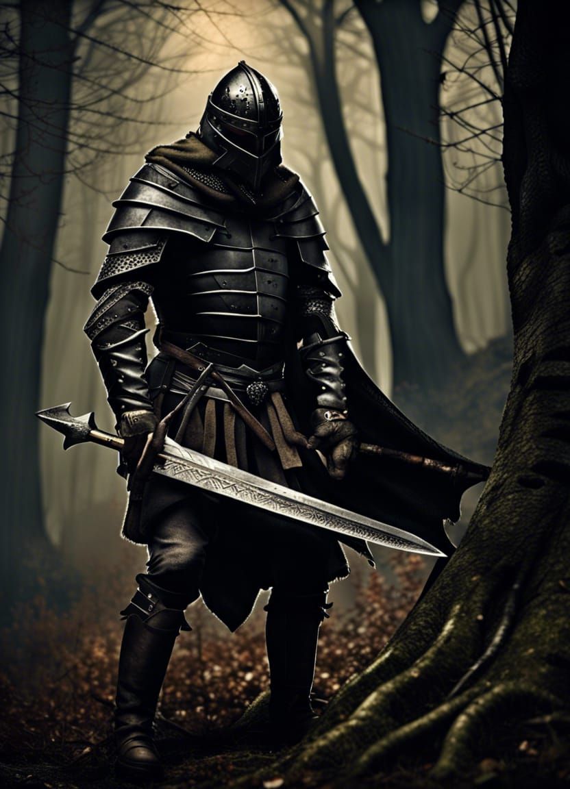 Medieval Warrior Knight - AI Generated Artwork - NightCafe Creator