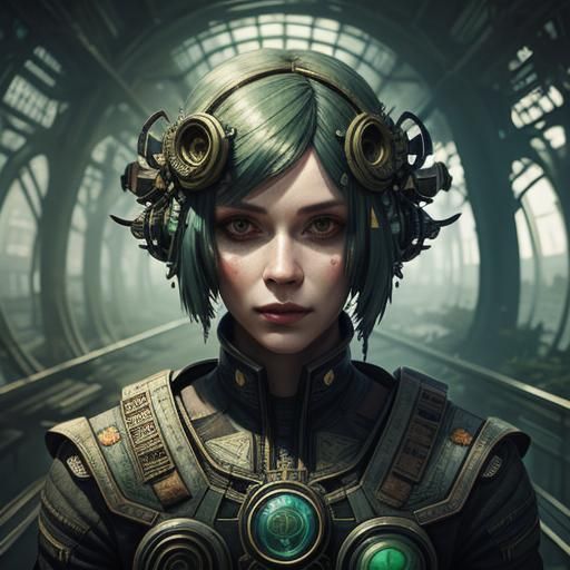 Pixie, portrait, grove, intricate, solarpunk, matte painting, atelier olschinsky - AI Generated ...