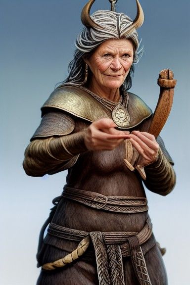 Norse Gods: Urdr of the Nornir : r/nightcafe