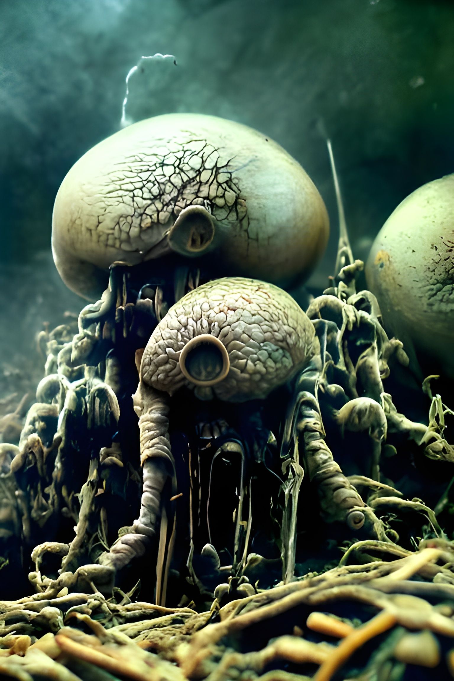 Fungal society 011 - AI Generated Artwork - NightCafe Creator