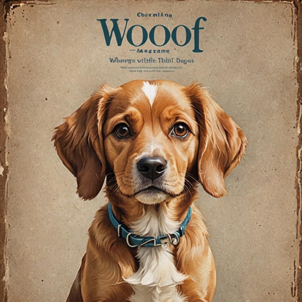Magazine 'Wooof' - AI Generated Artwork - NightCafe Creator
