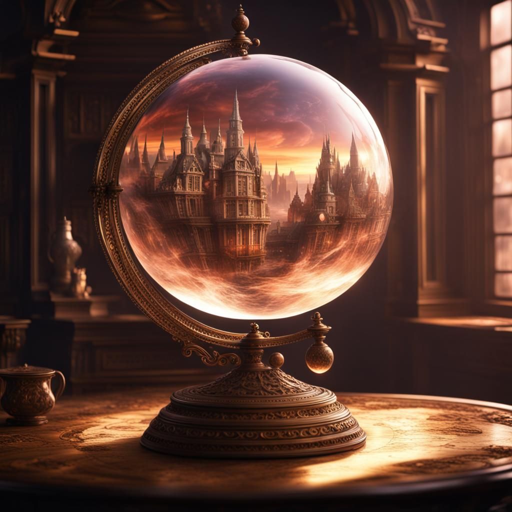 Magic Globe - AI Generated Artwork - NightCafe Creator