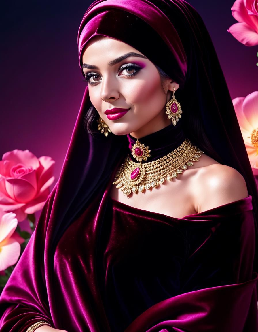 a human representation of a rose - AI Generated Artwork - NightCafe Creator