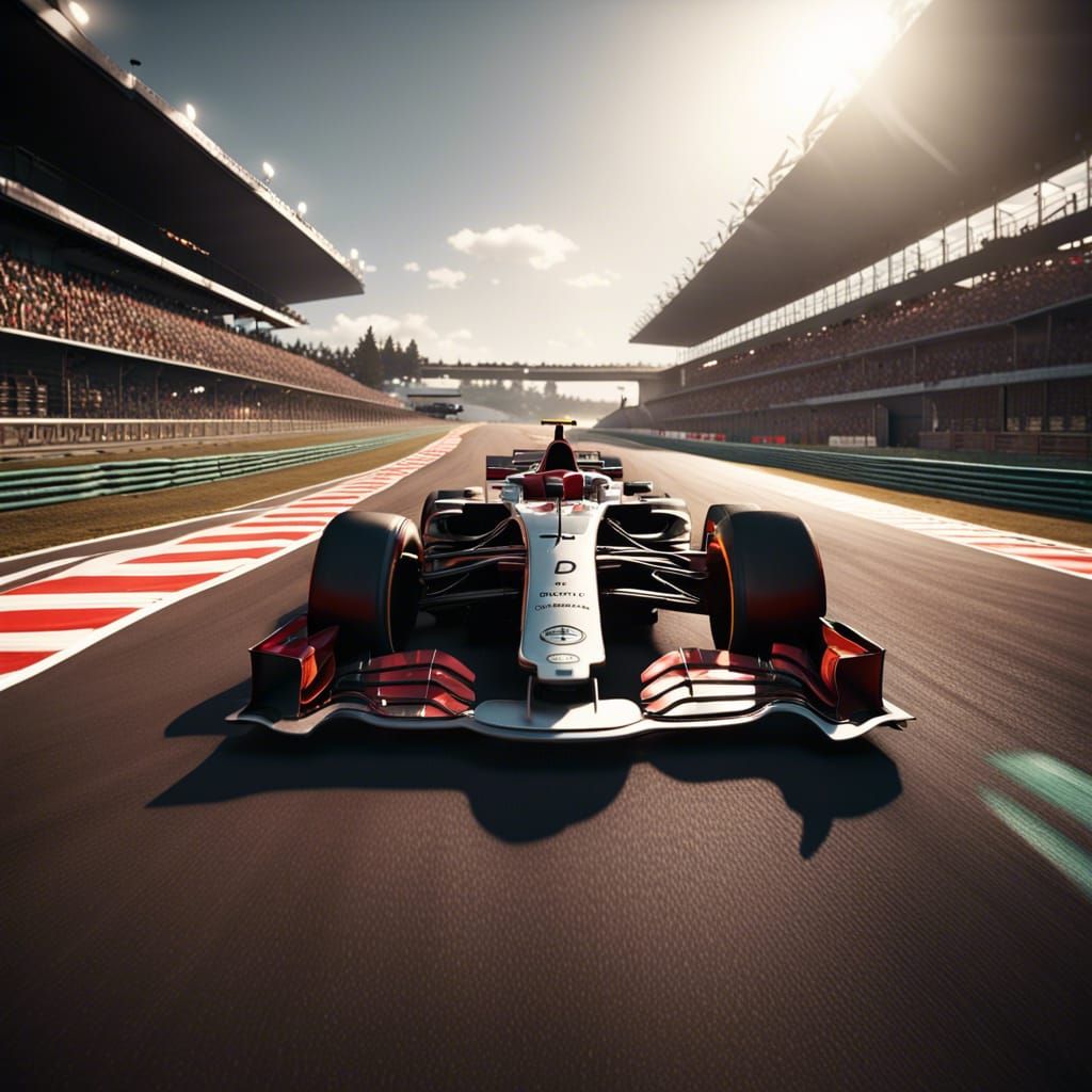 Realistic F1 Race Track - AI Generated Artwork - NightCafe Creator