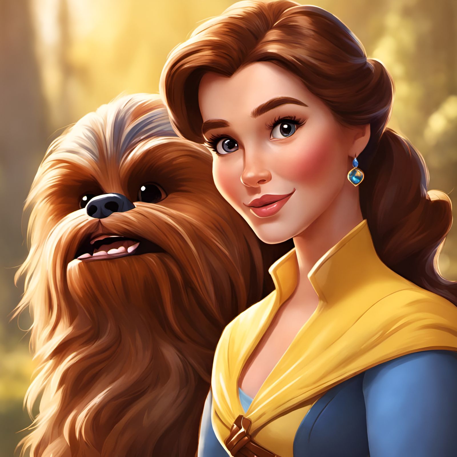 Artist Series: Beauty and the Bacca by Lou Xaz - AI Generated Artwork ...