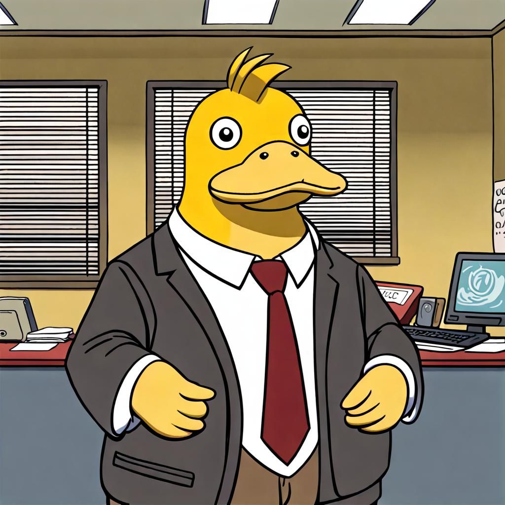 Office Duck - AI Generated Artwork - NightCafe Creator