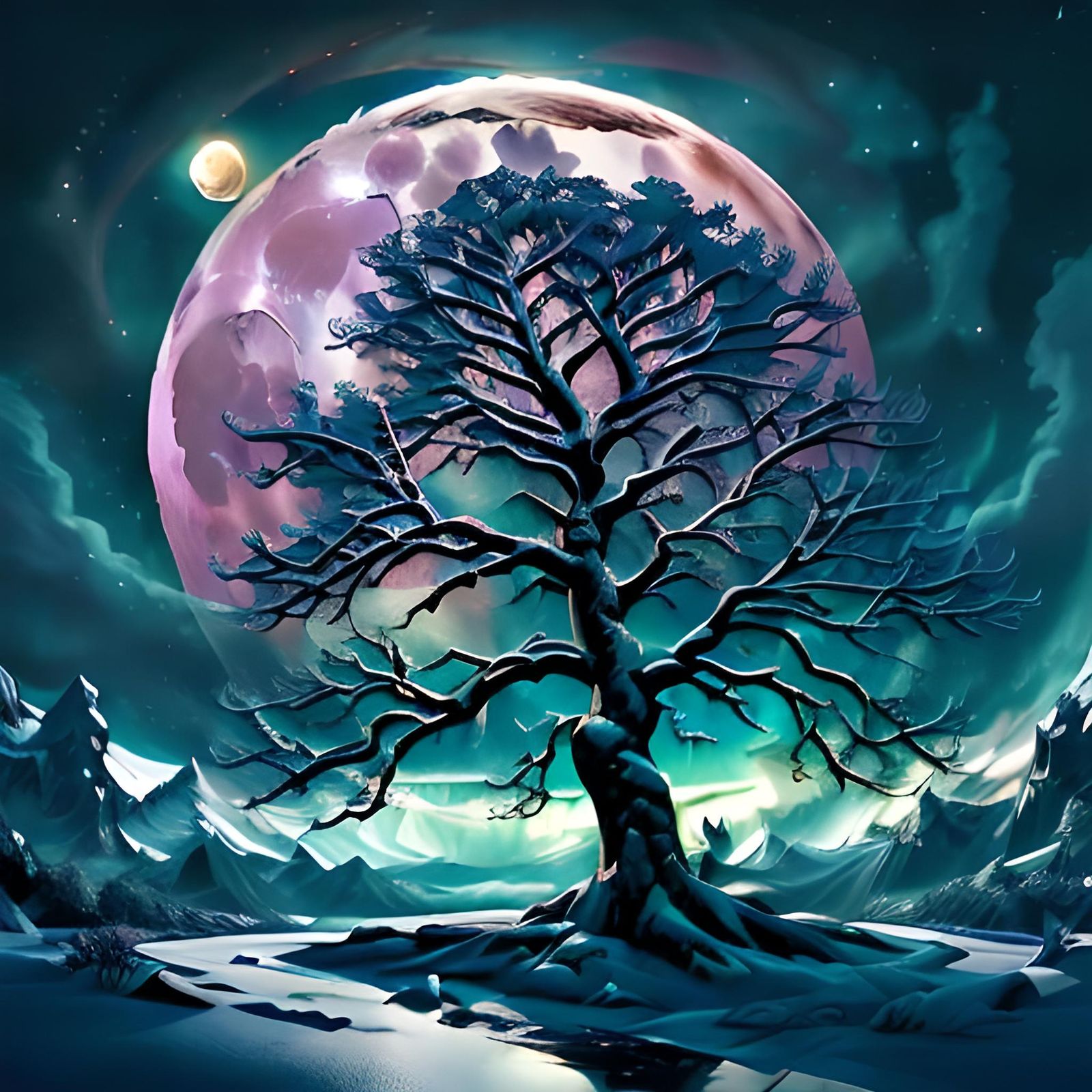 Cool Full Moon using in DSv8 - AI Generated Artwork - NightCafe Creator