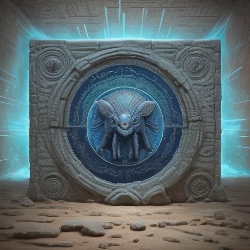 photorealistic strange paleozoic creature 3-foot praying "dimensional ...