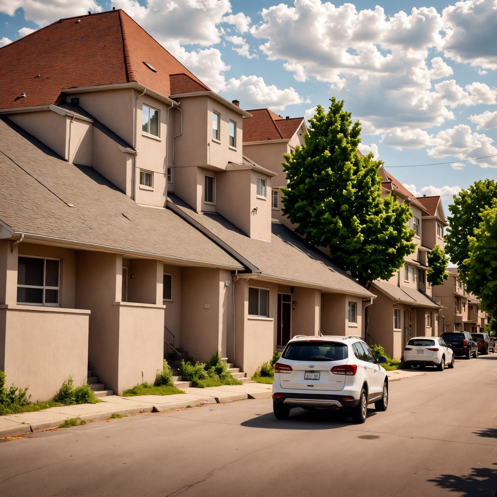Hyperrealistic Small Town Apartments in Cinematic ... - AI Art