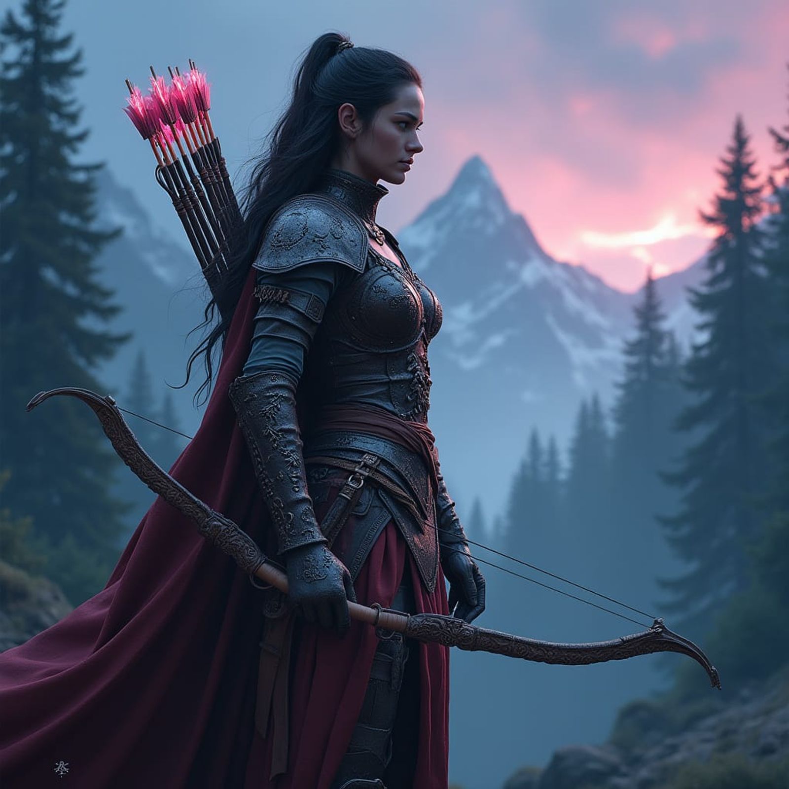 Infinity Tree - Infinite Tree: A Surreal Conceptual Artwork