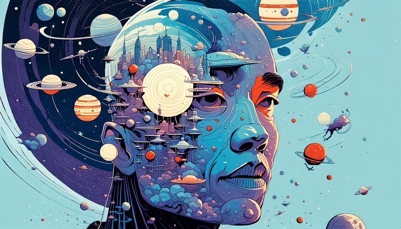 Bio punk planet cream lavender nephilims in space :: anthropomorphic ...