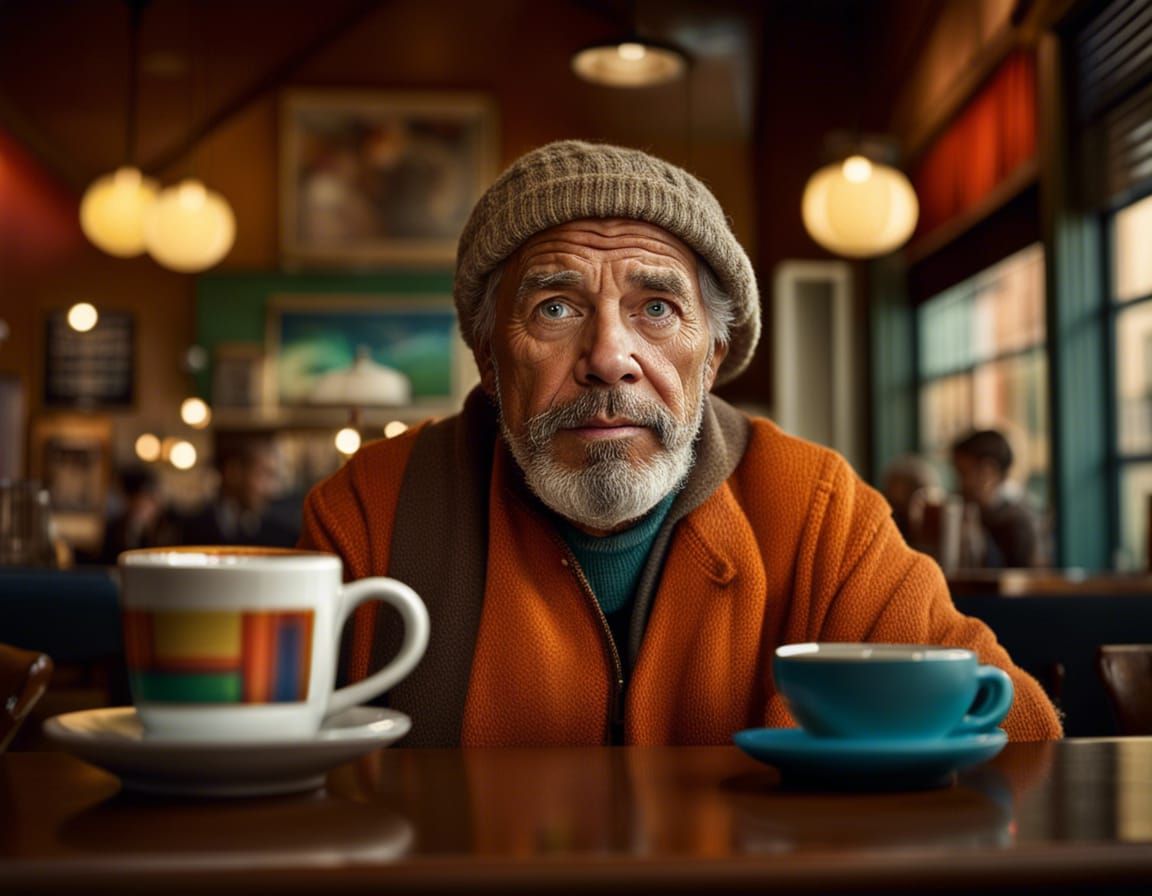 🕶️ Inconspicuous Legend: A film Icon from the 80s Finds Solace - AI ...