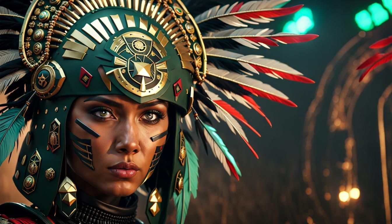 beautiful young woman model, tanned skin, short straight hair, green ...