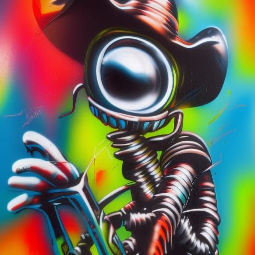 cowboy alien - AI Generated Artwork - NightCafe Creator