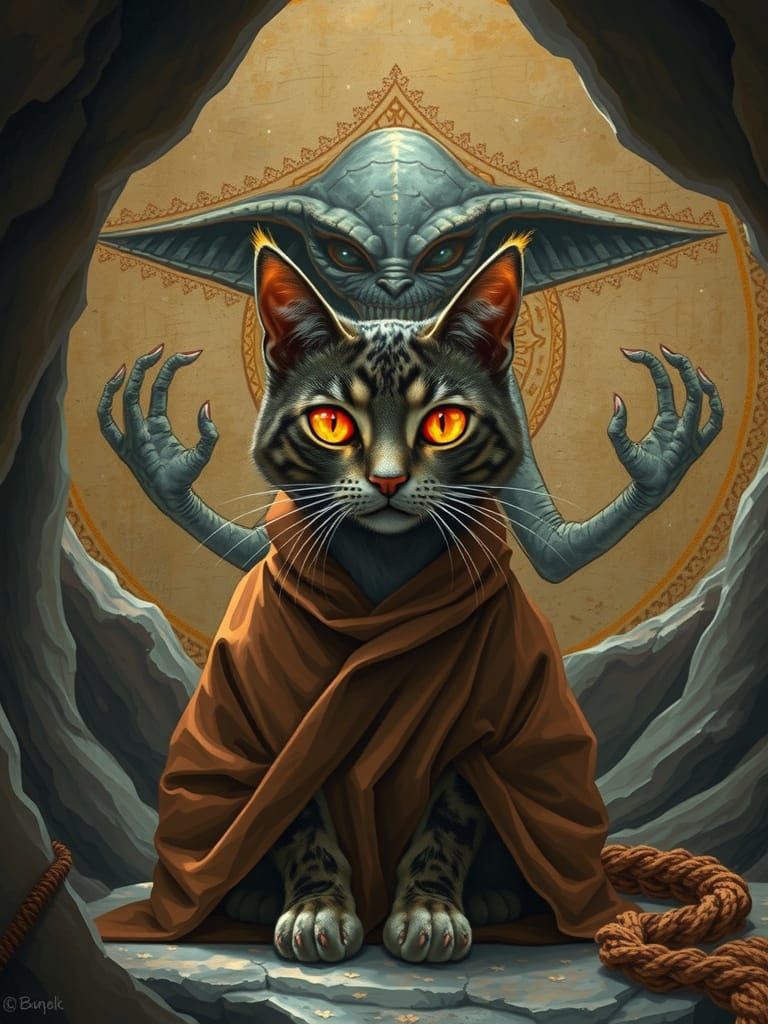 The Sage and the Cave Painting II - Ethereal Cave Seer Unvei...