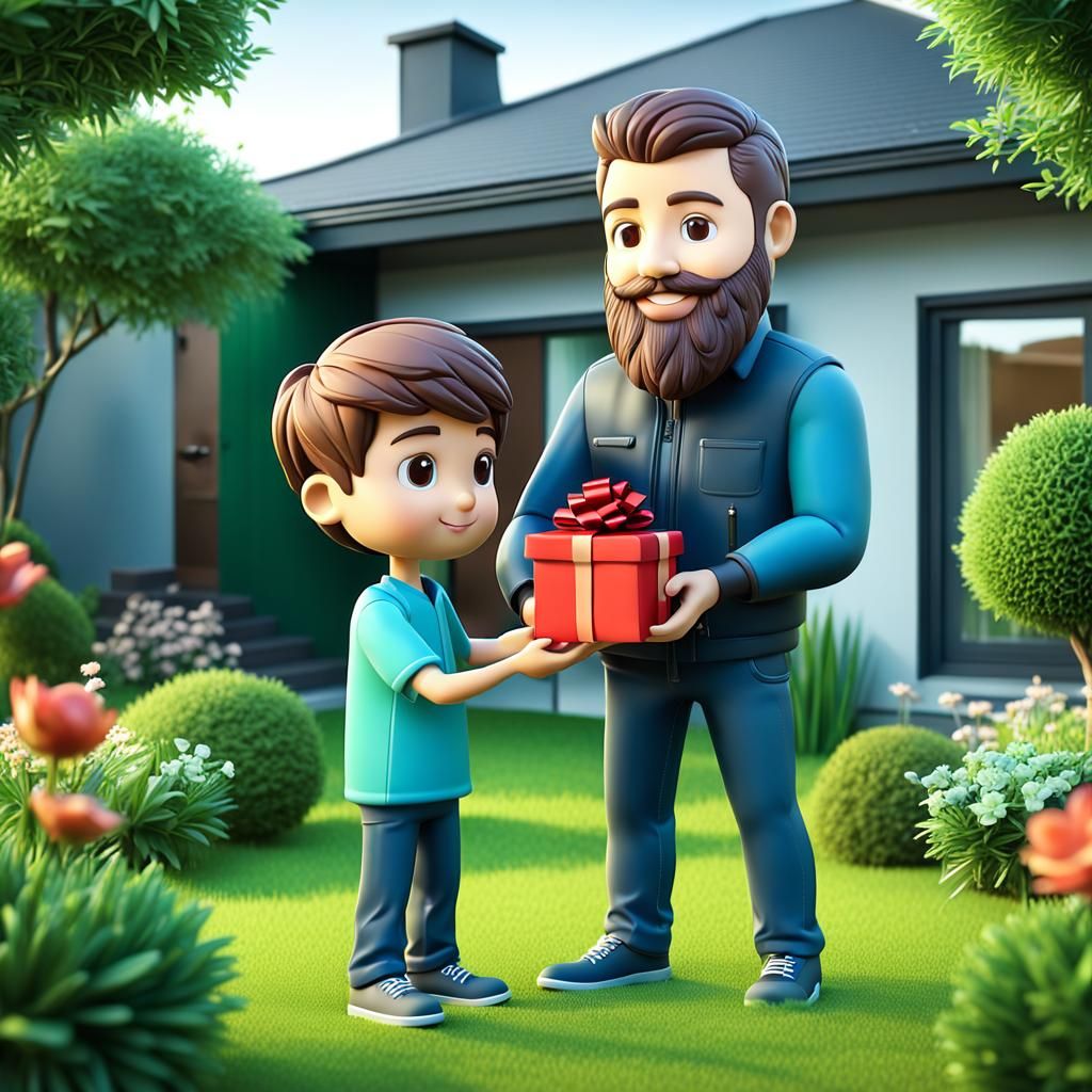 Bonne fête papa. - AI Generated Artwork - NightCafe Creator