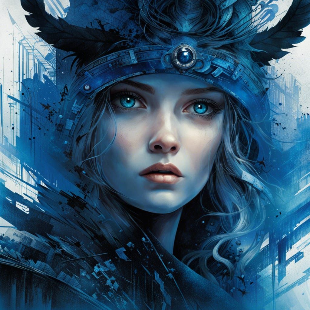 blue - AI Generated Artwork - NightCafe Creator