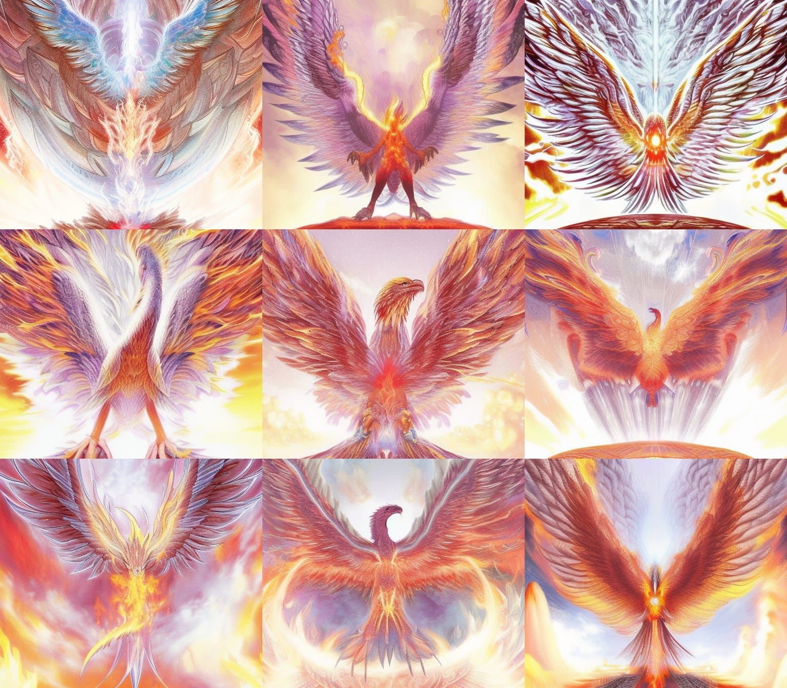 Rising of the Abstract Phoenix Evolution - AI Generated Artwork ...