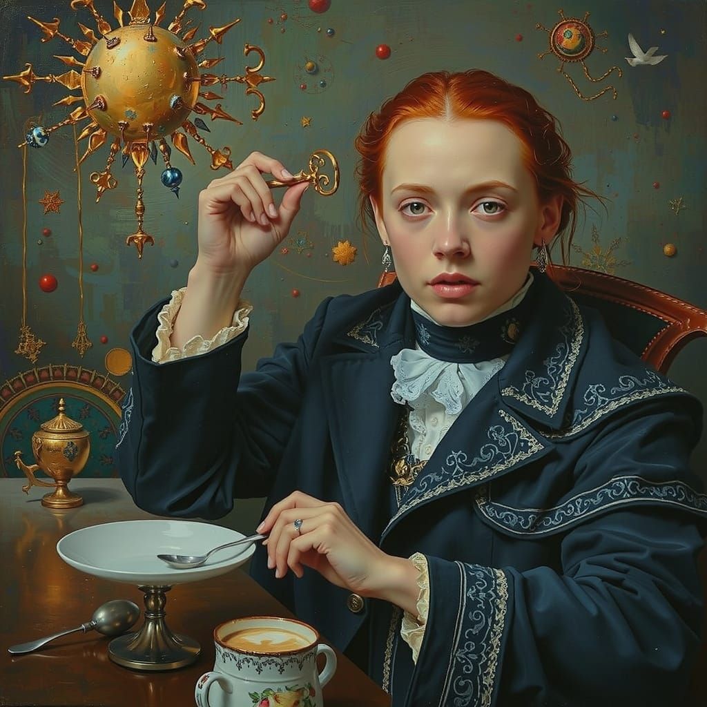 Psychedelic Abstract Fantasy Art in Vivid Colors - AI Art