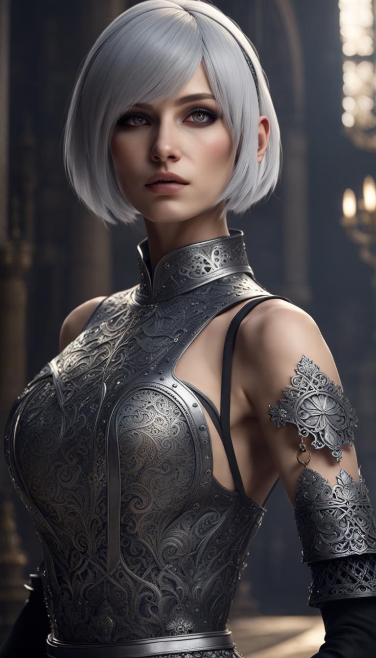 2B NieR - AI Generated Artwork - NightCafe Creator